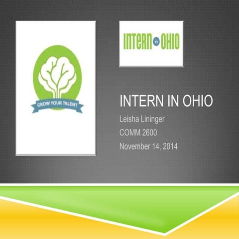 Intern in Ohio | PPT