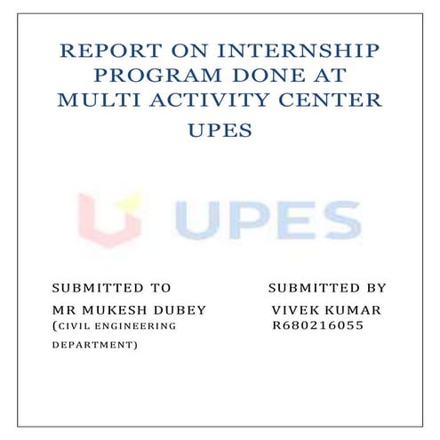 Internship report | DOCX