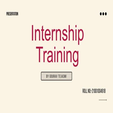 Internship Pptx