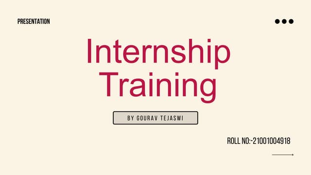 Internship Pptx