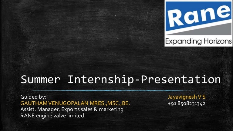 Internship Ppt Internship Ppt