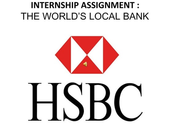 A presentation of HSBC | PPT