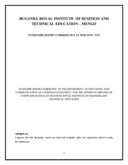 internship report.pdf | Web Design and HTML | Internet