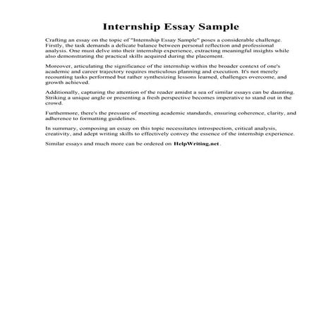 Internship Essay Sample.pdf