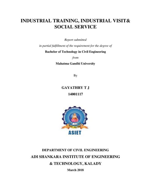 Internship Report Semester 2 Civil Engineering. | PDF | Civil ...