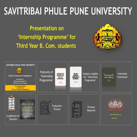 Internship guidelines : for SPPU students | PPTX