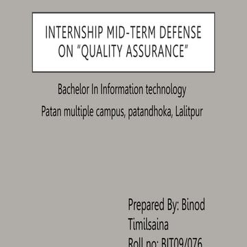 Internship mid-term defense.presentation | PPTX
