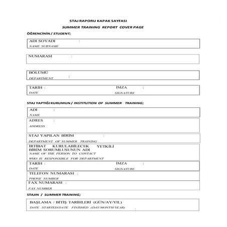 Internship notebook | DOCX