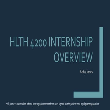 Internship overview powerpoint | PPT