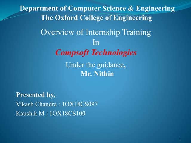 Mini Project PPT | PPTX