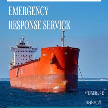EMERGENCY RESPONSE SERVICE | PPTX | Sailing | Sports