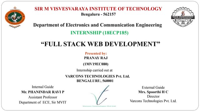 Internship Ppt Pranay Finpptx