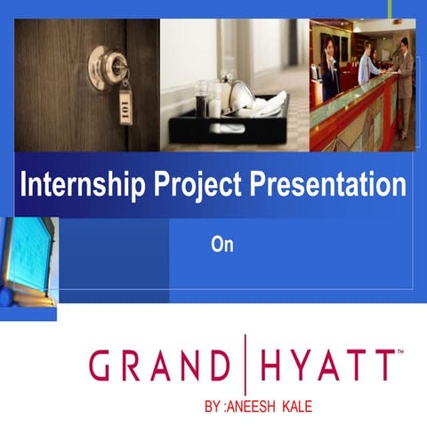 Internship project presentation | PPTX