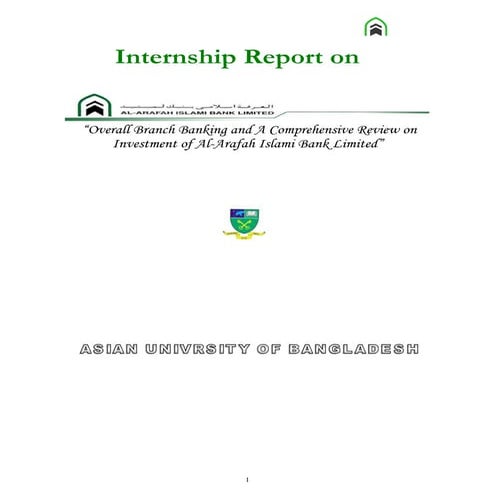 Internship report | DOC