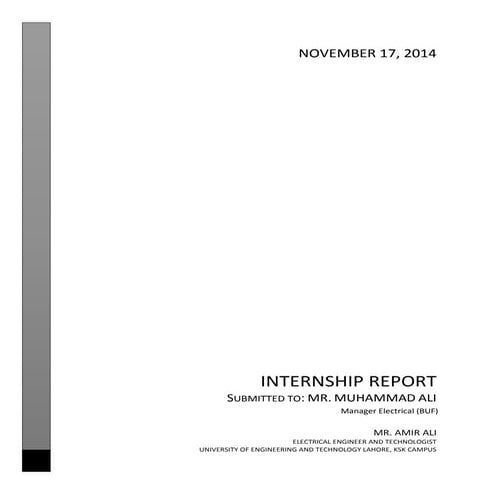 Internship report | PDF