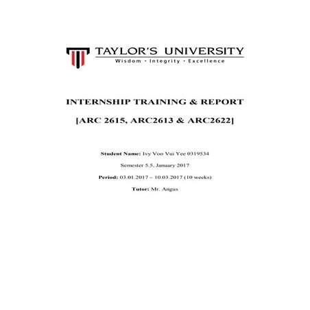 Internship Report | PDF