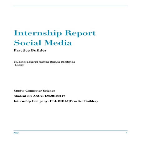 Internship report copy | PDF