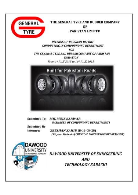 Manufacturing Processes - Tyre | PDF