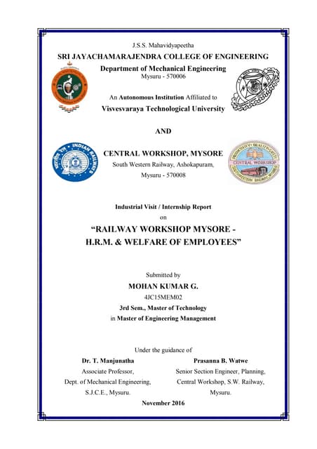 Mohan Kumar G presentations