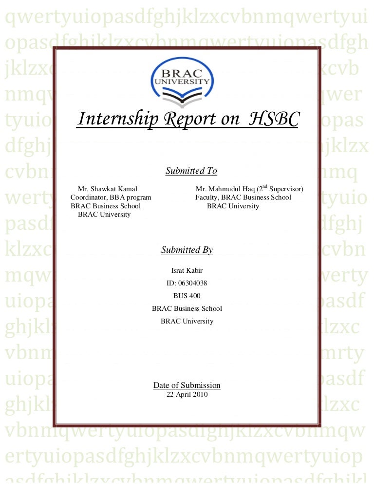 Assignment Cover Page Of Dhaka University