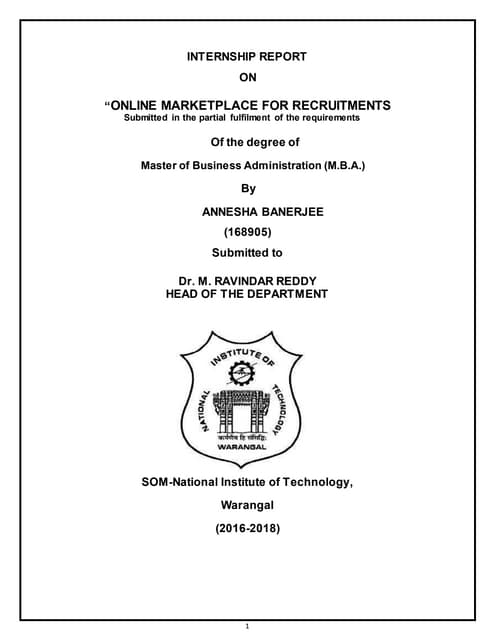 Example R&D Project Report | DOC | Human Resources | Business