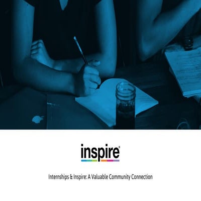 Guide To Landing An Internship At Inspire | PPT