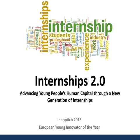 Internships 2.0 final innopitch2013 | PPTX | Undergraduate Education ...