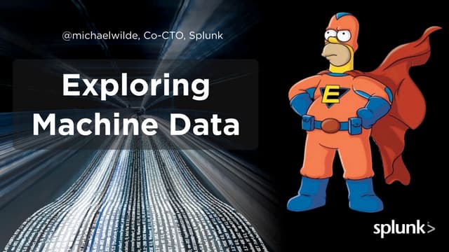 Analyzing machine data with splunk | PPTX