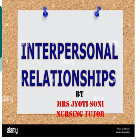 interpersonal-relationship-by slideshare | PPTX