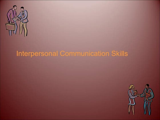 Interpersonal communication | PPT