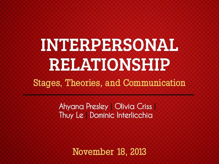 Interpersonal Relationships
