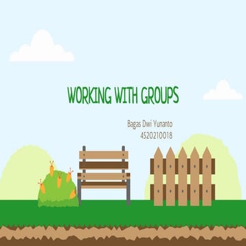 WORKING WITH GROUPS | PPT