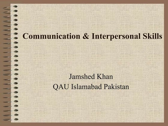 Interpersonal communication | PPT