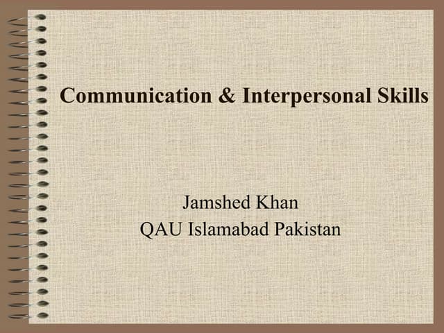 Interpersonal communication | PPT