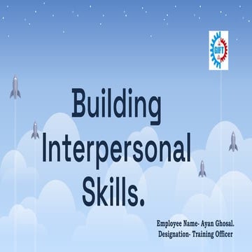 Interpersonal skills | PPTX