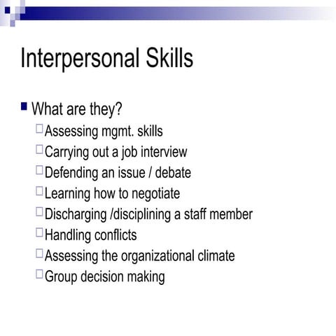 Interpersonal skills related to career 1.ppt