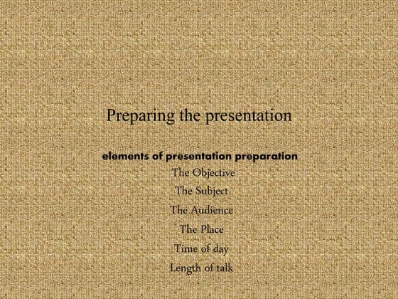 Presentation Skills | DOC