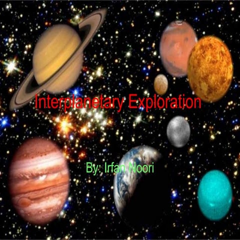Interplanetary exploration | PPT