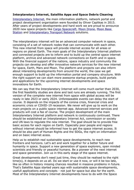 The Five Biggest Space Technology Trends for 2022 | PPT