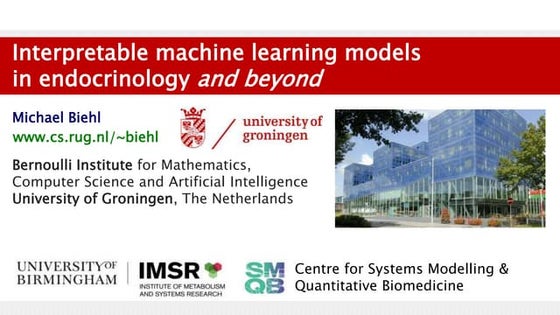 Scientific applications of machine learning | PPT