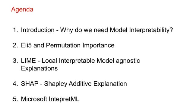Interpretable ML | PPT Interpretable ML | PPT