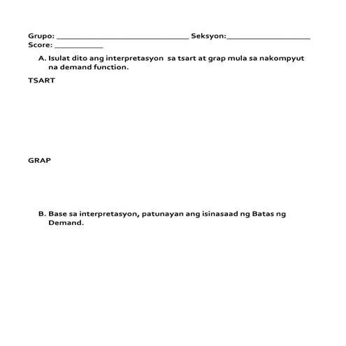 Interpretasyon sa demand | DOCX