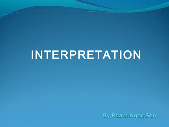 Translation theory and practice | PPTX