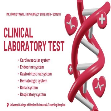 Interpretation and Clinical Significance of some Clinical Laboratory ...
