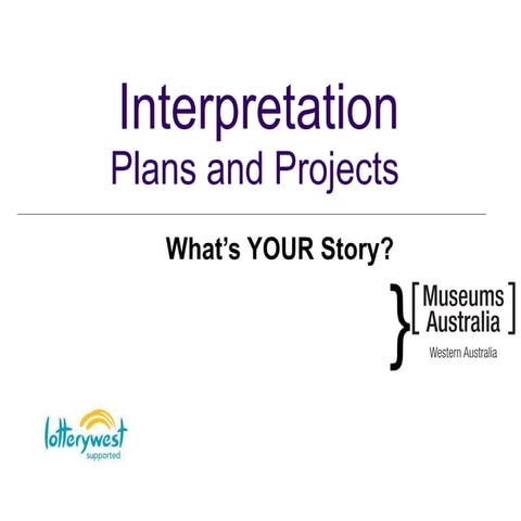 Heritage Interpretation Planning | PPT