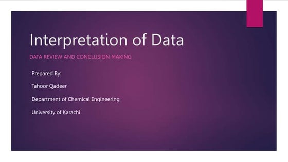 Data Interpretation | PPTX