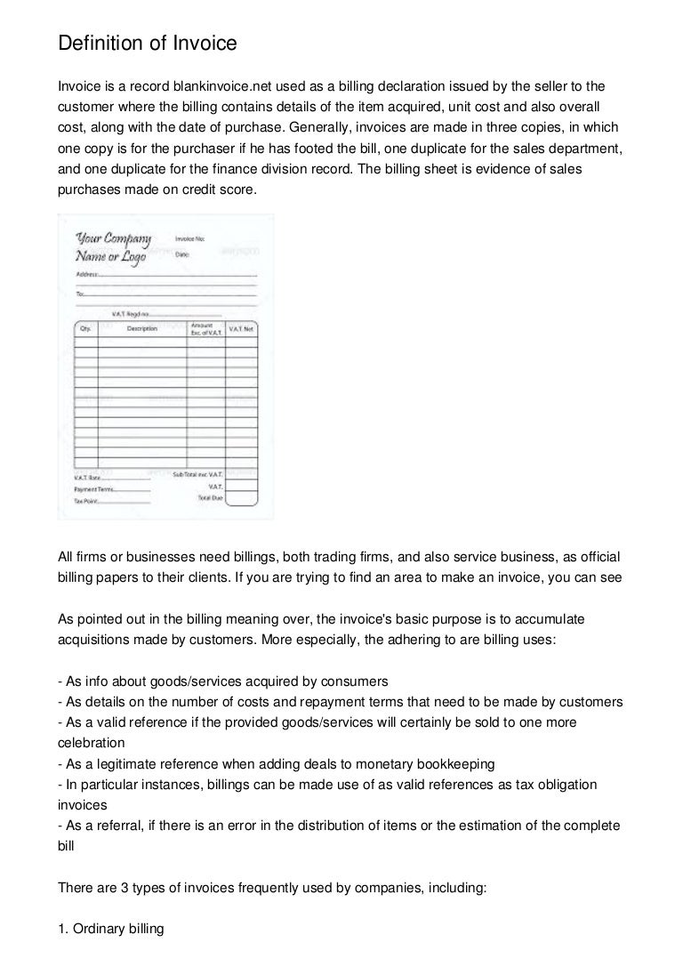 Ctc invoice definition - biofeti