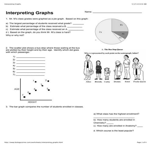 Interpreting and Analyzing Graphs using experiment data | PDF