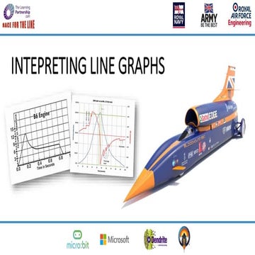 Interpreting line graphs - Race for the Line | PPTX