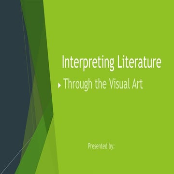 Interpreting Literature through visual art report.pptx
